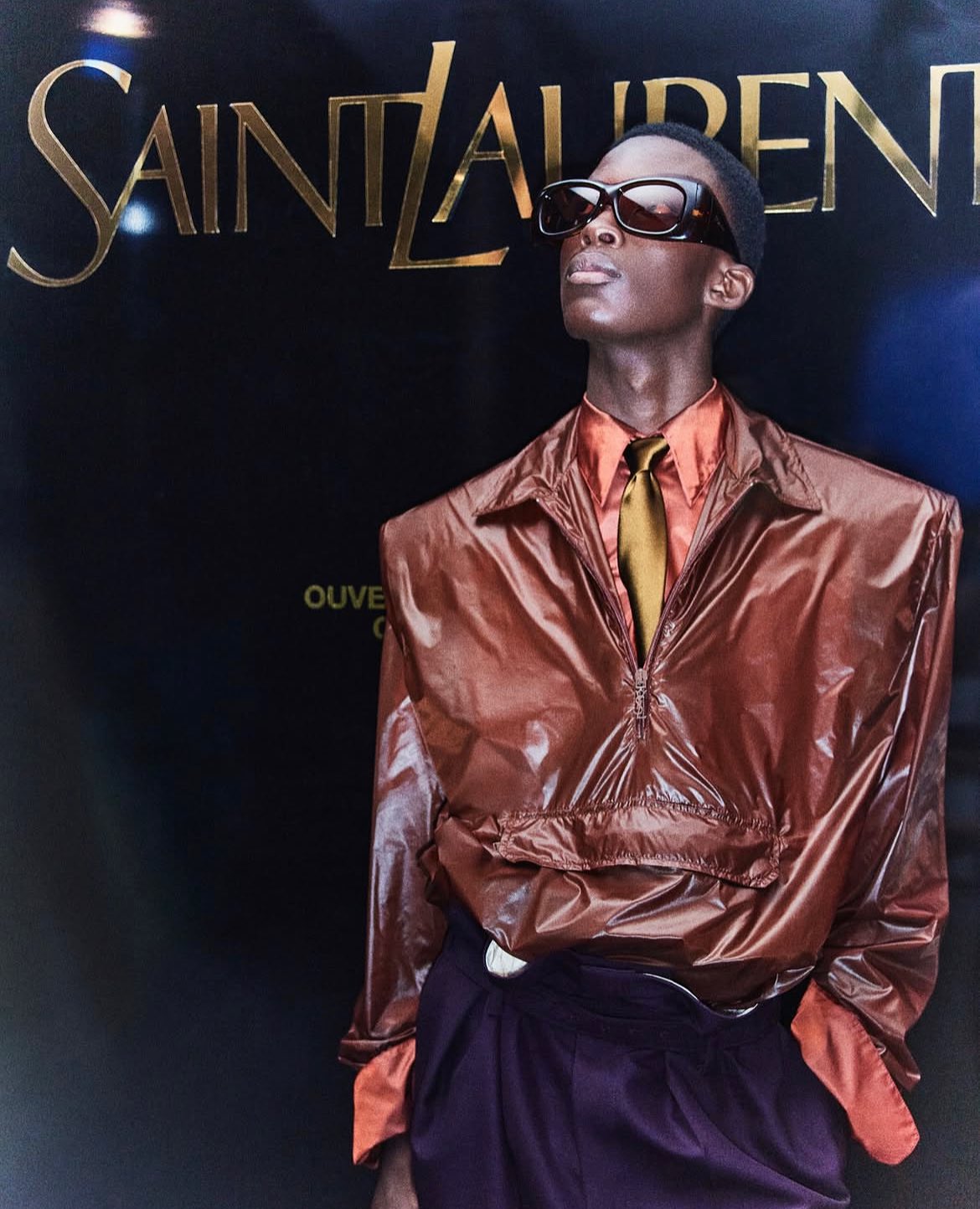 Saint Laurent Men’s Spring 2026 Lets Shades of Yellow and Blue Break ...