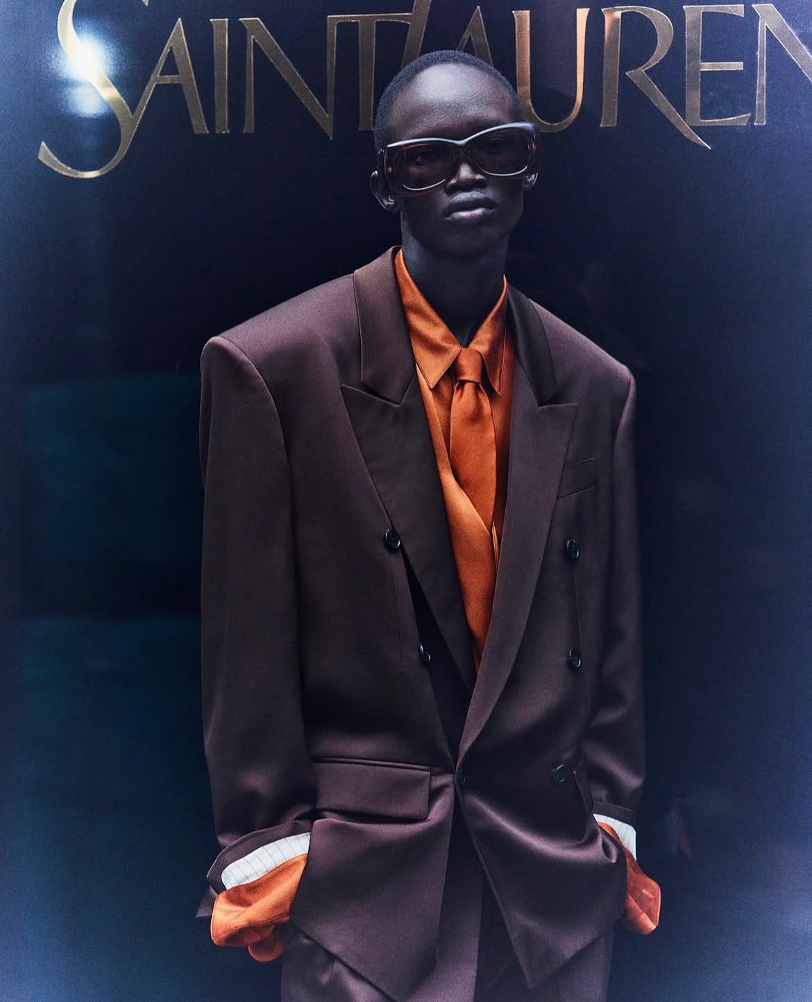 Saint Laurent Men’s Spring 2026 Lets Shades of Yellow and Blue Break ...